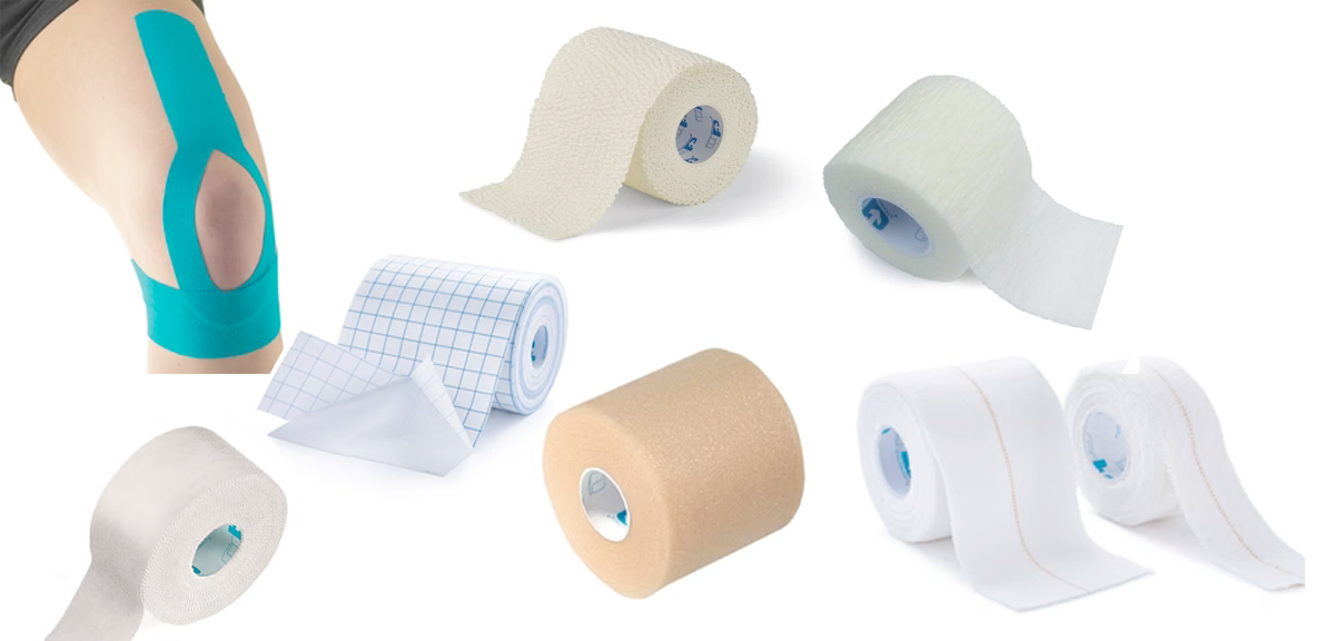 Sports Tape Explained - Different Types & Uses